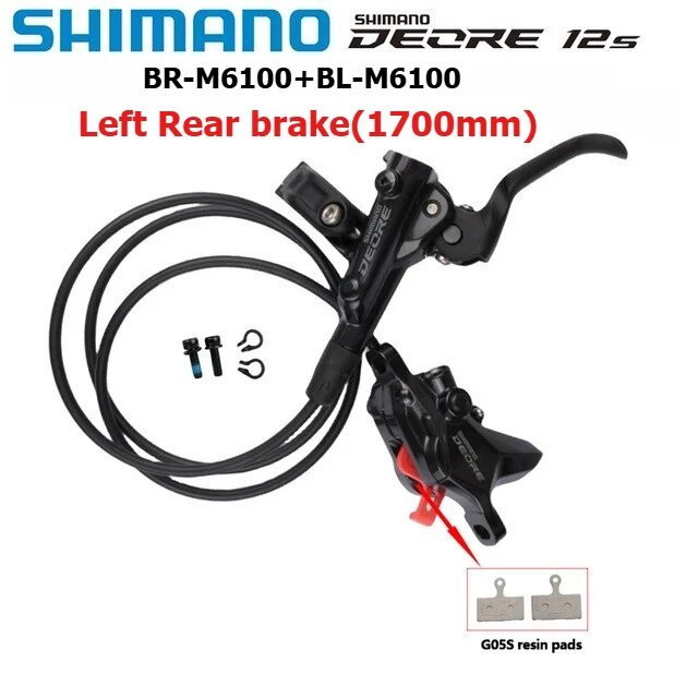 Тормоз SHIMANO DEORE M6100, задний, 1700мм, M6100 LR