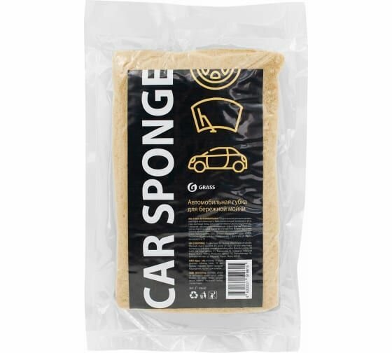 Автомобильная крупнопористая губка Grass Car Sponge IT-0660