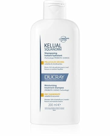 Шампунь для волос Ducray Kelual Squanorm Moisturizing Treatment Shampoo Dry Dandruff, унисекс, 200 мл