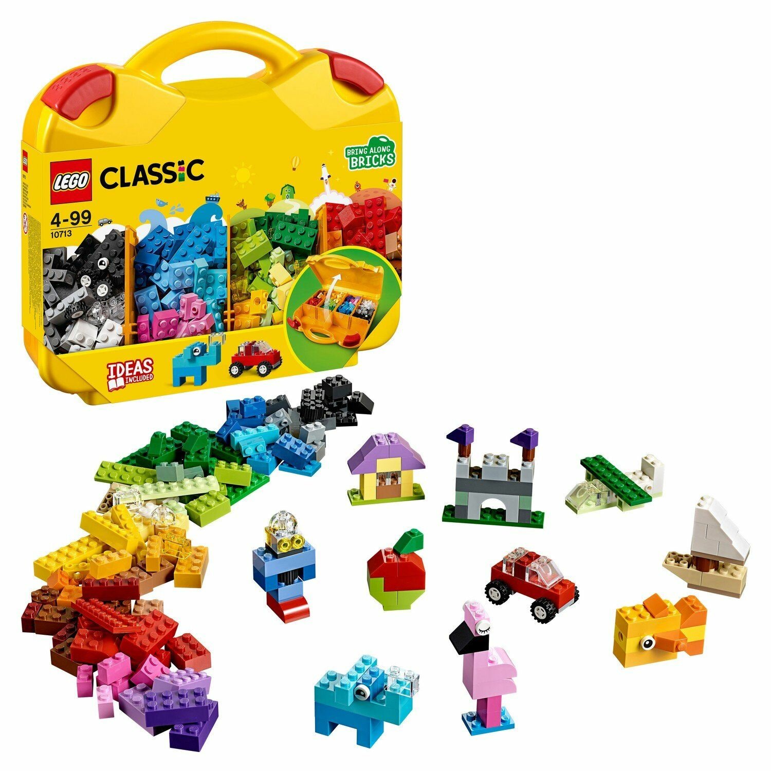 Конструктор детский LEGO Classic Чемоданчик для творчества и конструирования, 213 деталей, возраст 4+
