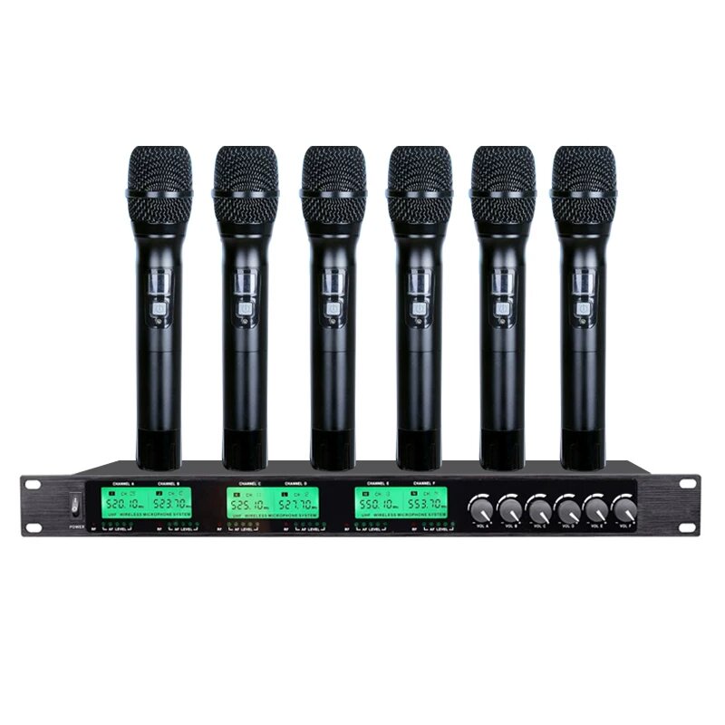 Shure 1-к-6 беспроводные микрофоны ручные У-диапазон с 4 антеннами для мероприятий