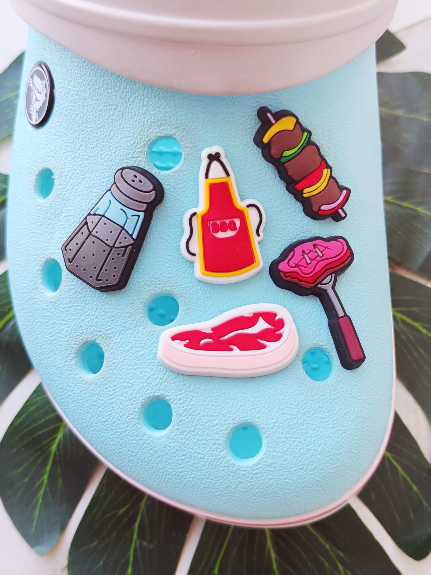 Джибитсы для повара еда шашлык мясо на Crocs