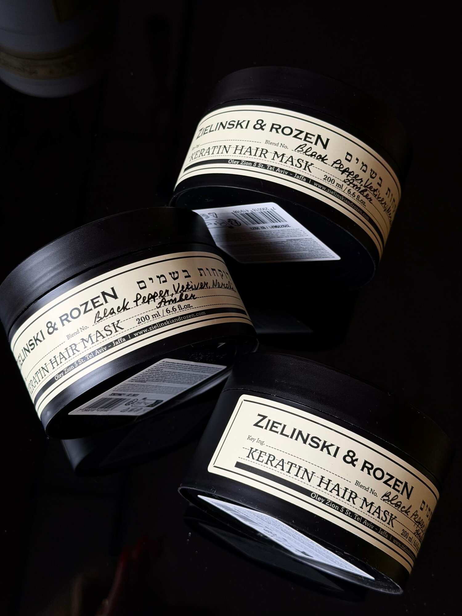 ZIELINSKI&ROZEN black pepper , vetiver, neroli, amber. Маска для волос 200мл