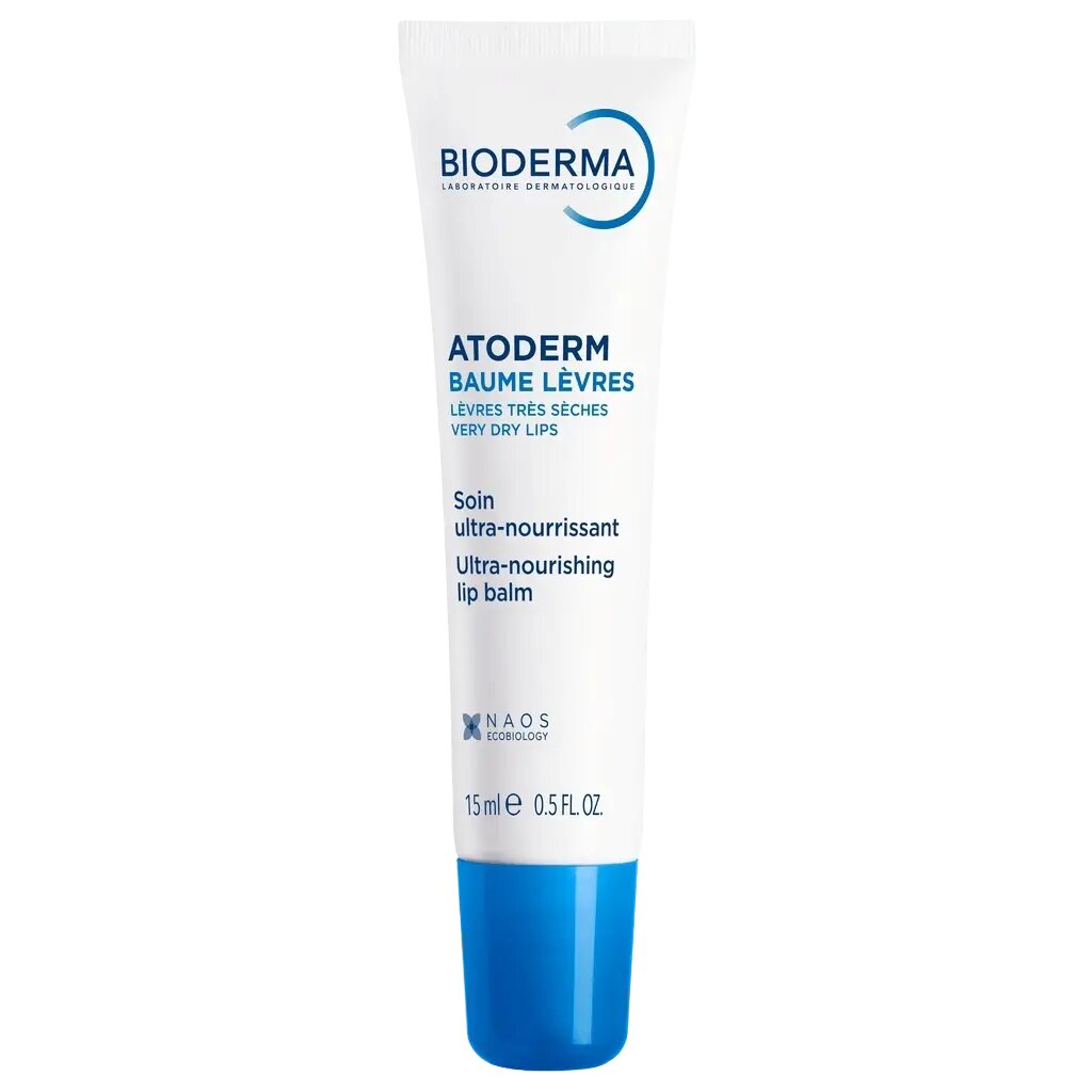 Bioderma Atoderm Восстанавливающий бальзам для сухой поврежденной кожи губ 15 мл 1 шт