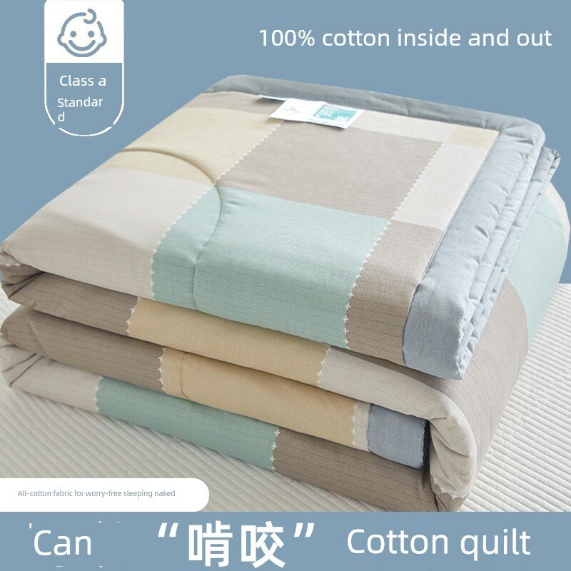 Летнее одеяло Crystal Home Textiles из 100% хлопка (хлопок Синьцзянь), машинная стирка, однослойное, для кондиционера,
