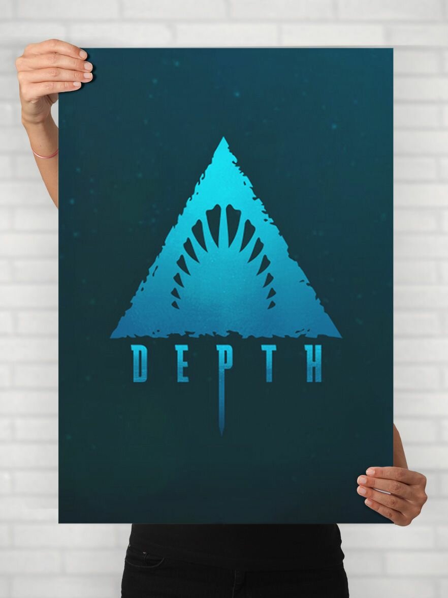 Плакат на стену для интерьера Дэпс (Depth 3) - Постер по игре формата A2 (42x61 см)