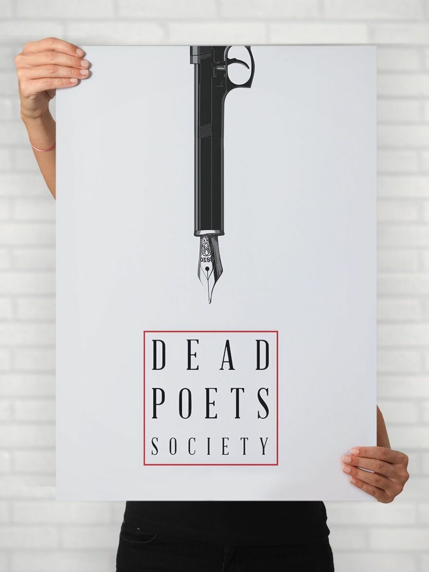 Плакат на стену для интерьера Общество мертвых поэтов (Dead Poets Society - Общее 12) - Постер по фильму кино формата А1 (60x84 см)