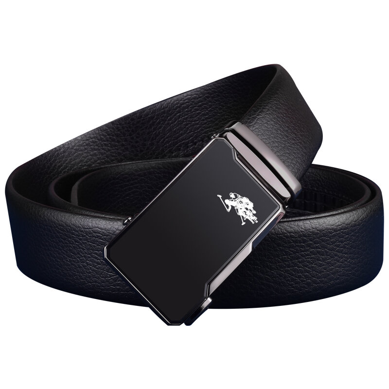 U.S. POLO ASSN. Ремни из коровьей кожи с эффектом перенесенной кожи мужские 3,4 см 115cm