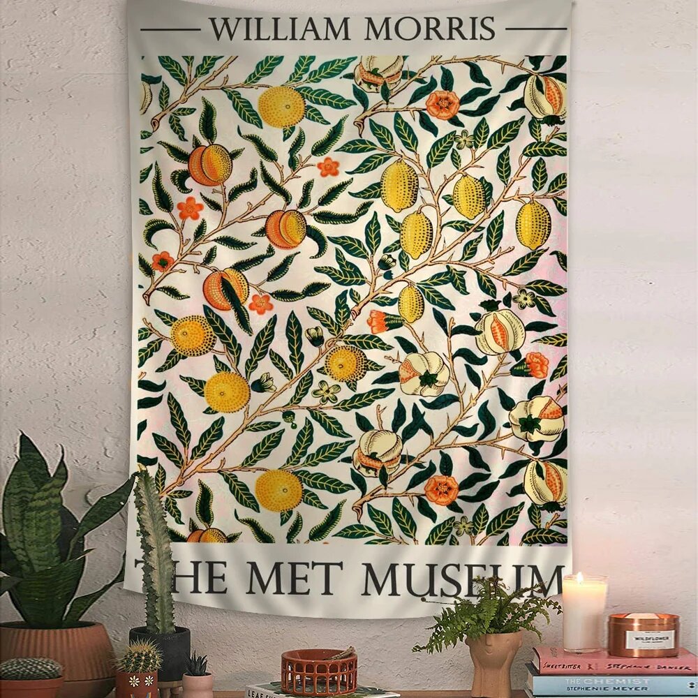 Гобелен William Morris "Цитрусовые" 90x120cm, цвет Z3