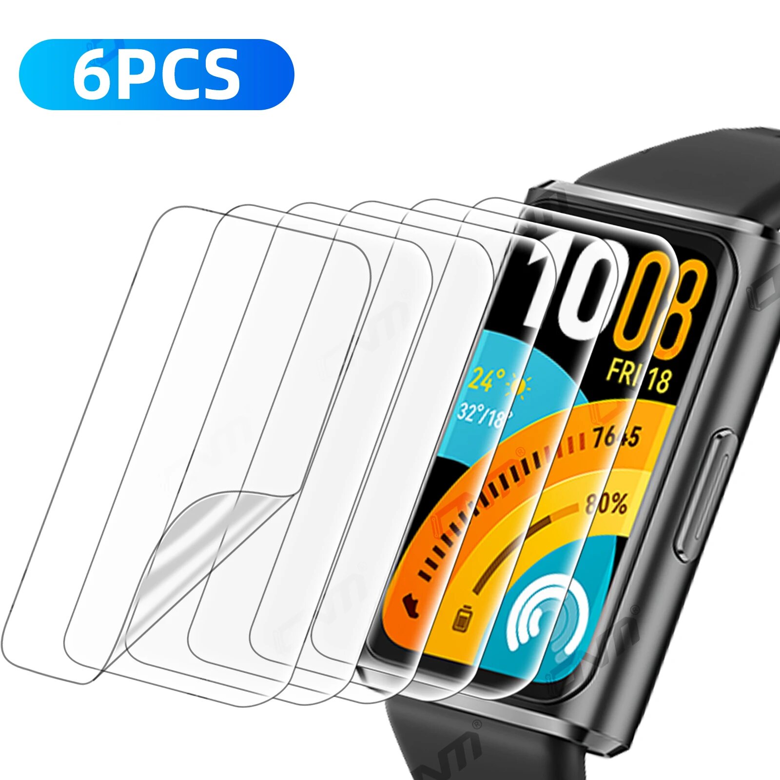 6шт Защитная пленка для Huawei Band 11/11 Pro ONM, Цвет: 6PCS