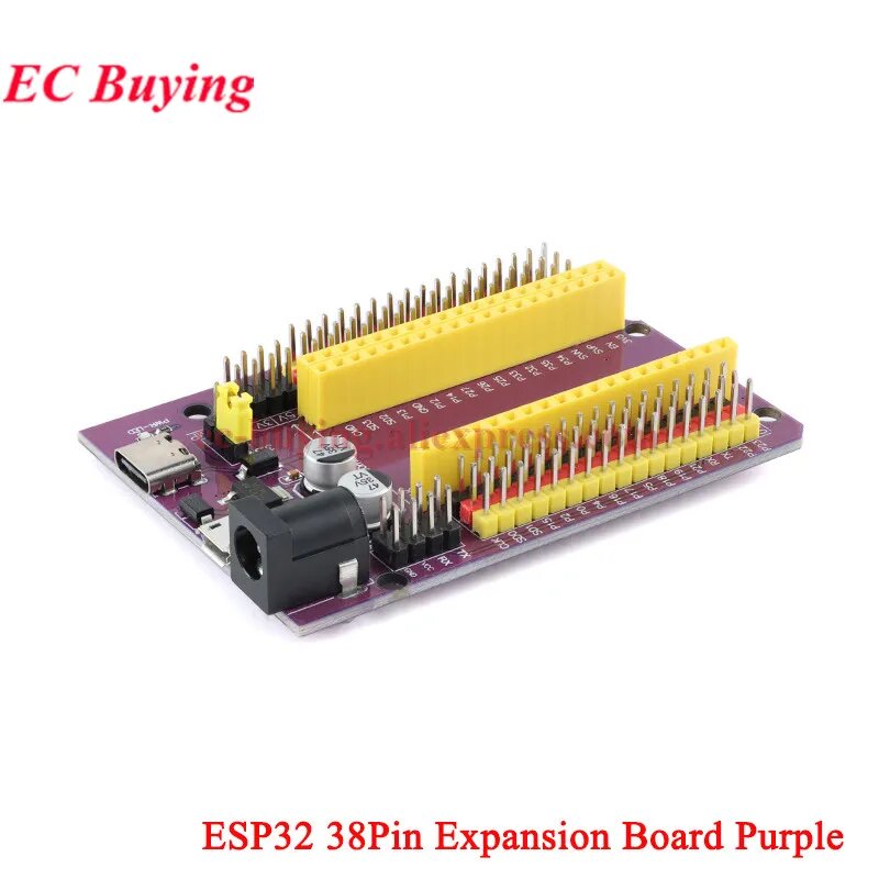 ESP32 38Pin Expansion Board Purple