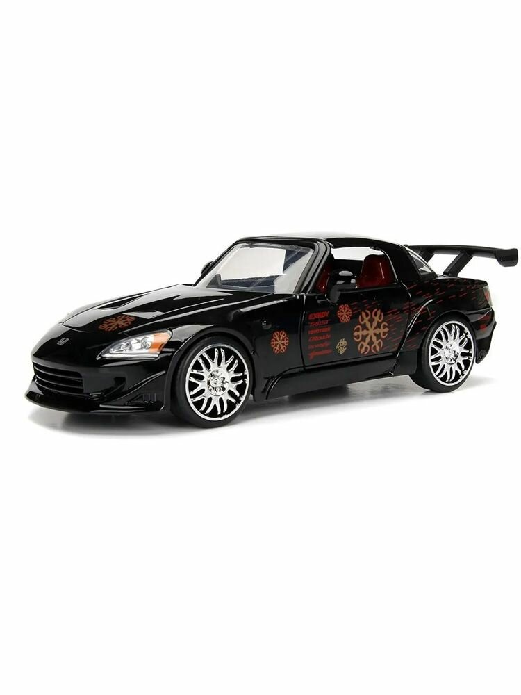 Модель автомобиля Jada Toys Honda S2000 в масштабе 1:24, литой металлический корпус, коллекционная игрушка для взрослых