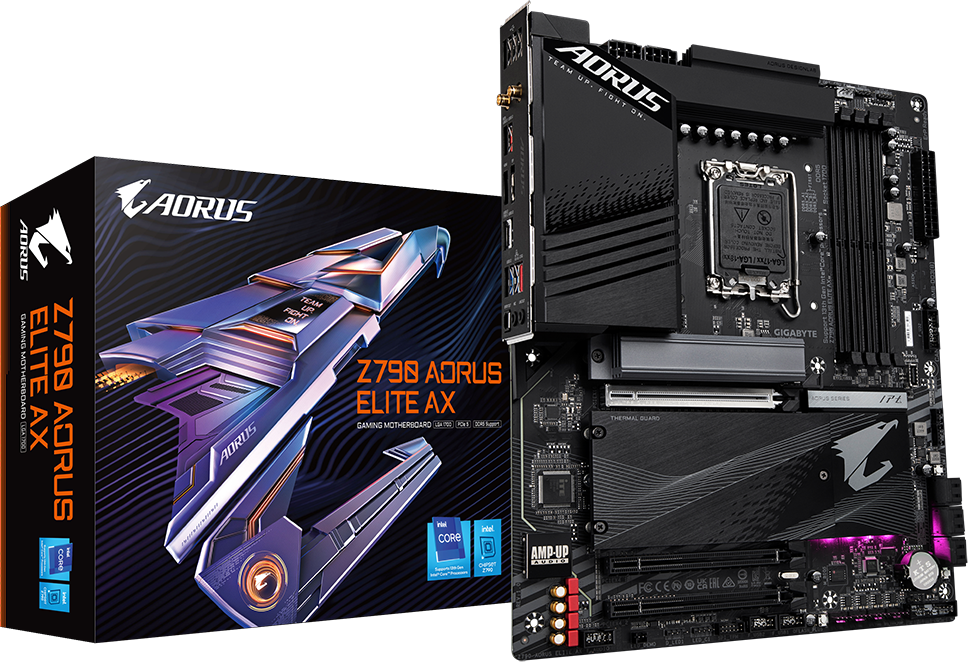 Материнская плата Gigabyte Z790 Aorus Elite AX Socket 1700, оригинал