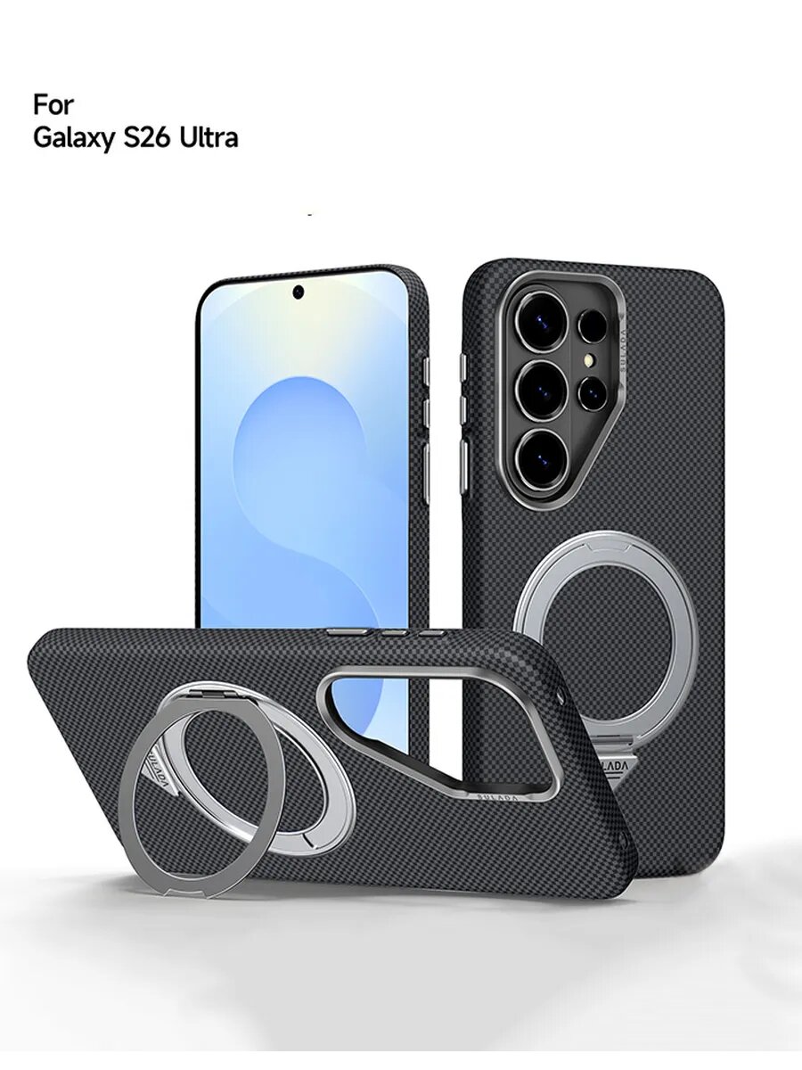 Магнитный чехол из кевлара для Samsung Galaxy S26 Ultra