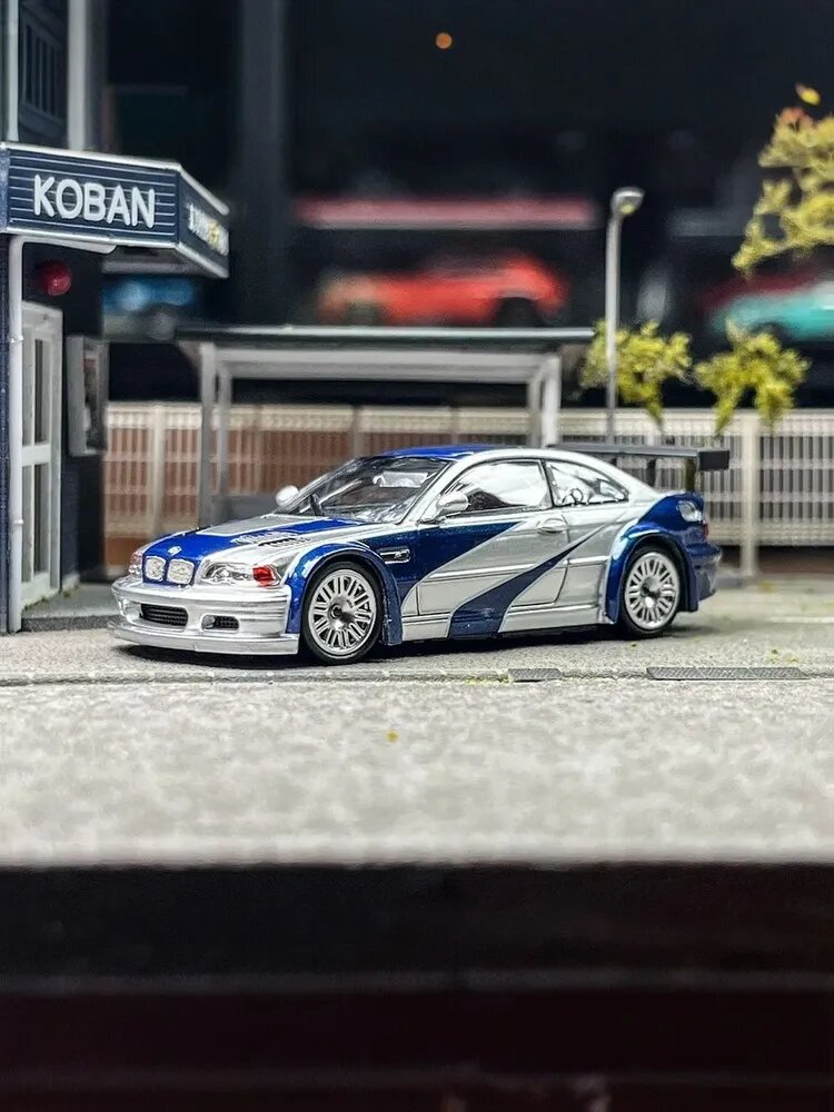 DCM 1:64 BMW M3 GTR E46 NFS Легковая модель автомобиля