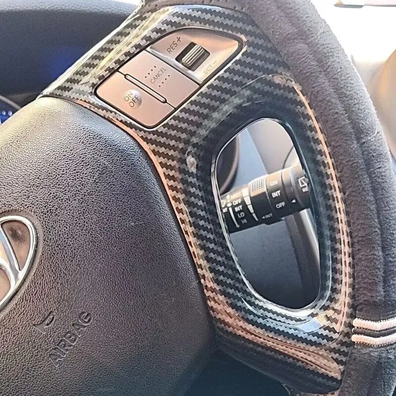 Декоративная накладка на руль Hyundai Ix35 2012-2015, Steering wheel D