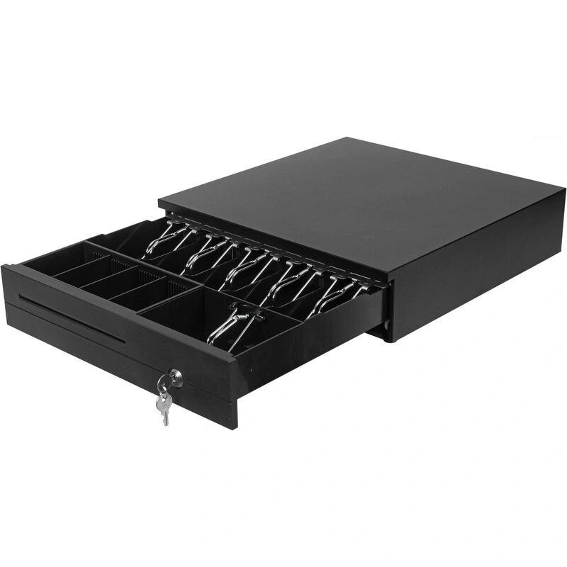 Денежный ящик H405 с открыванием Push-On черный