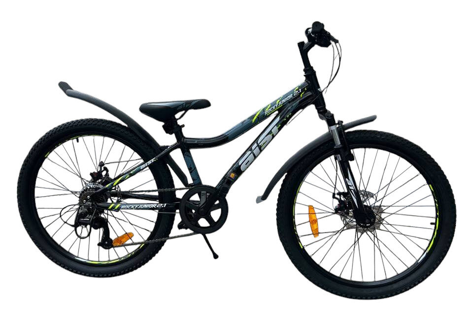 Велосипед AIST Rocky Junior 2.1 24" 2025 (требует финальной сборки), Цвет черный