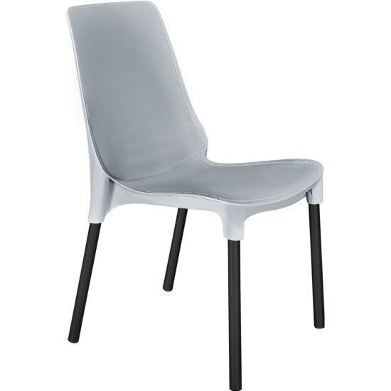 Стул Sheffilton SHT ST75/S424 серый ral7040/черный муар