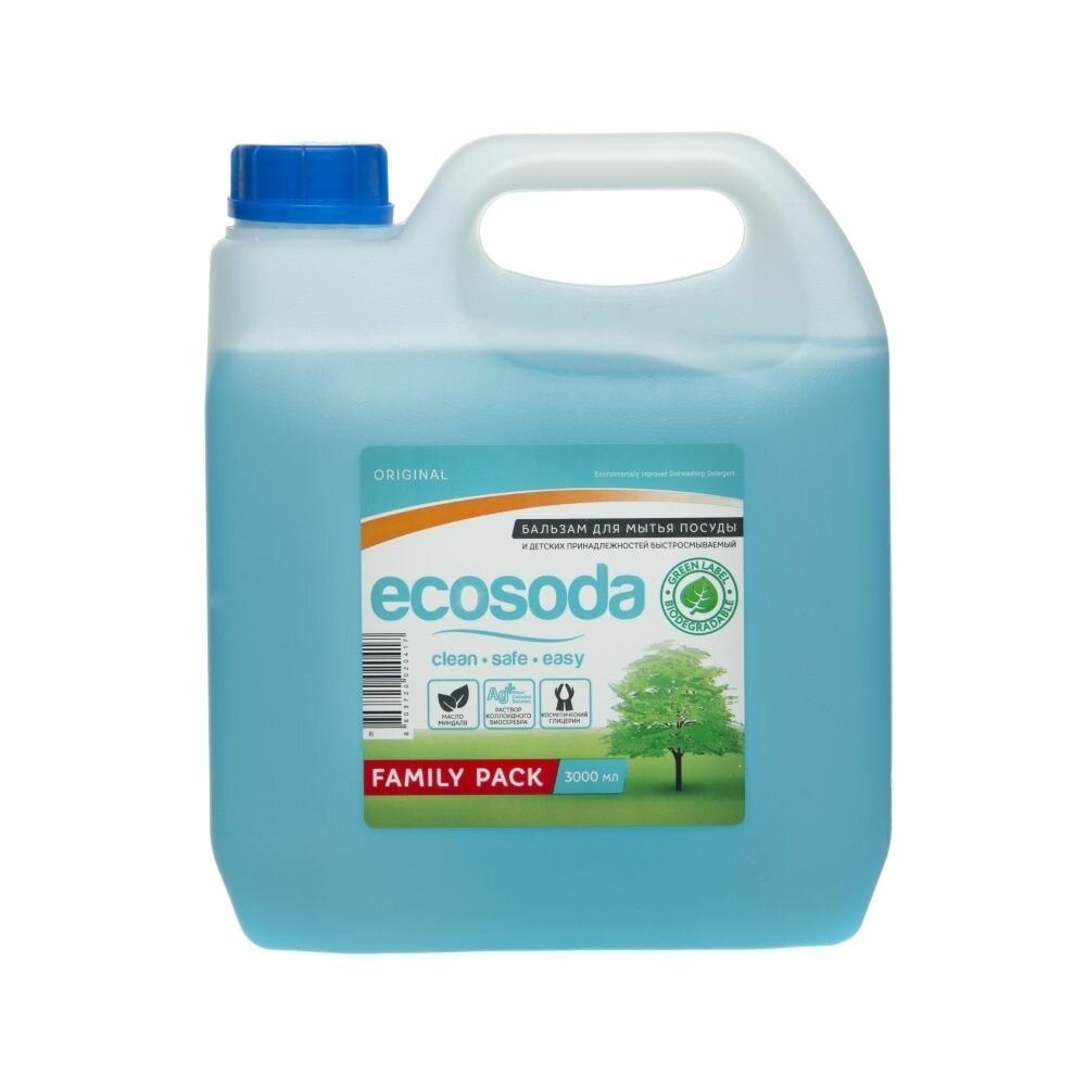 Бальзам для посуды Mama Ultimate канистра, 3000 мл, Ecosoda