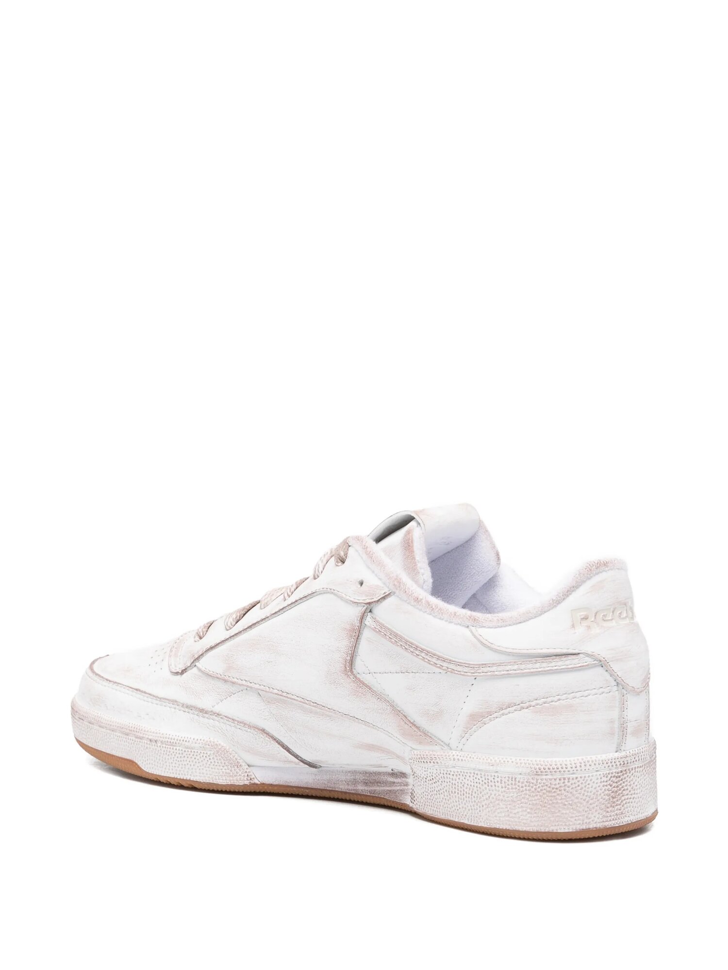 Кроссовки Reebok, размер 3.5 US, бежевый/белый — фото 1