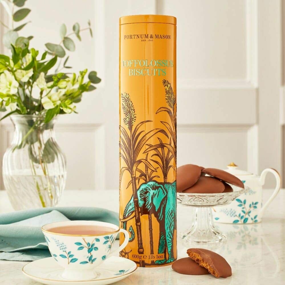 Fortnum&Mason Печенье cо вкусом тоффи, шоколадом и финиками Toffolossus Biscuits, 600 г