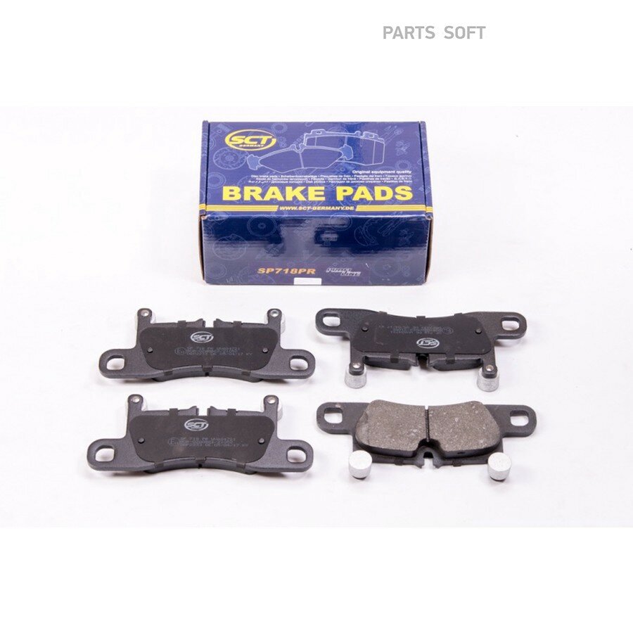 SCT GERMANY SP718 колод. торм. перед. VW TOUAREG 3.0-4.2 10-/PORSCHE CAYENNE 3.0-4.8 10- ()