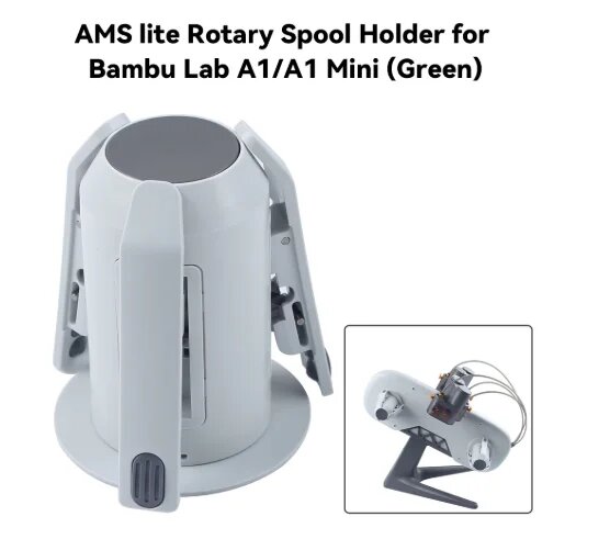 Держатель катушки AMS lite FYSETC зеленый для Bambu Lab A1/A1 Mini