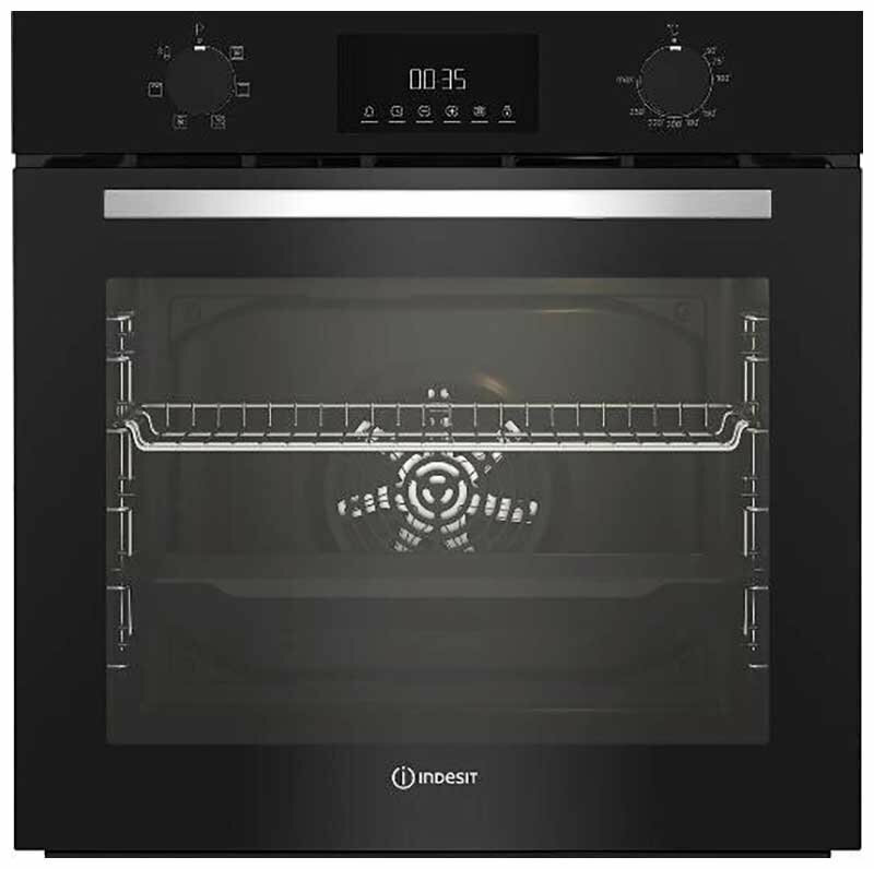 Духовой шкаф Indesit IFE 3644 BL, электрический, объем духовки 72 литра