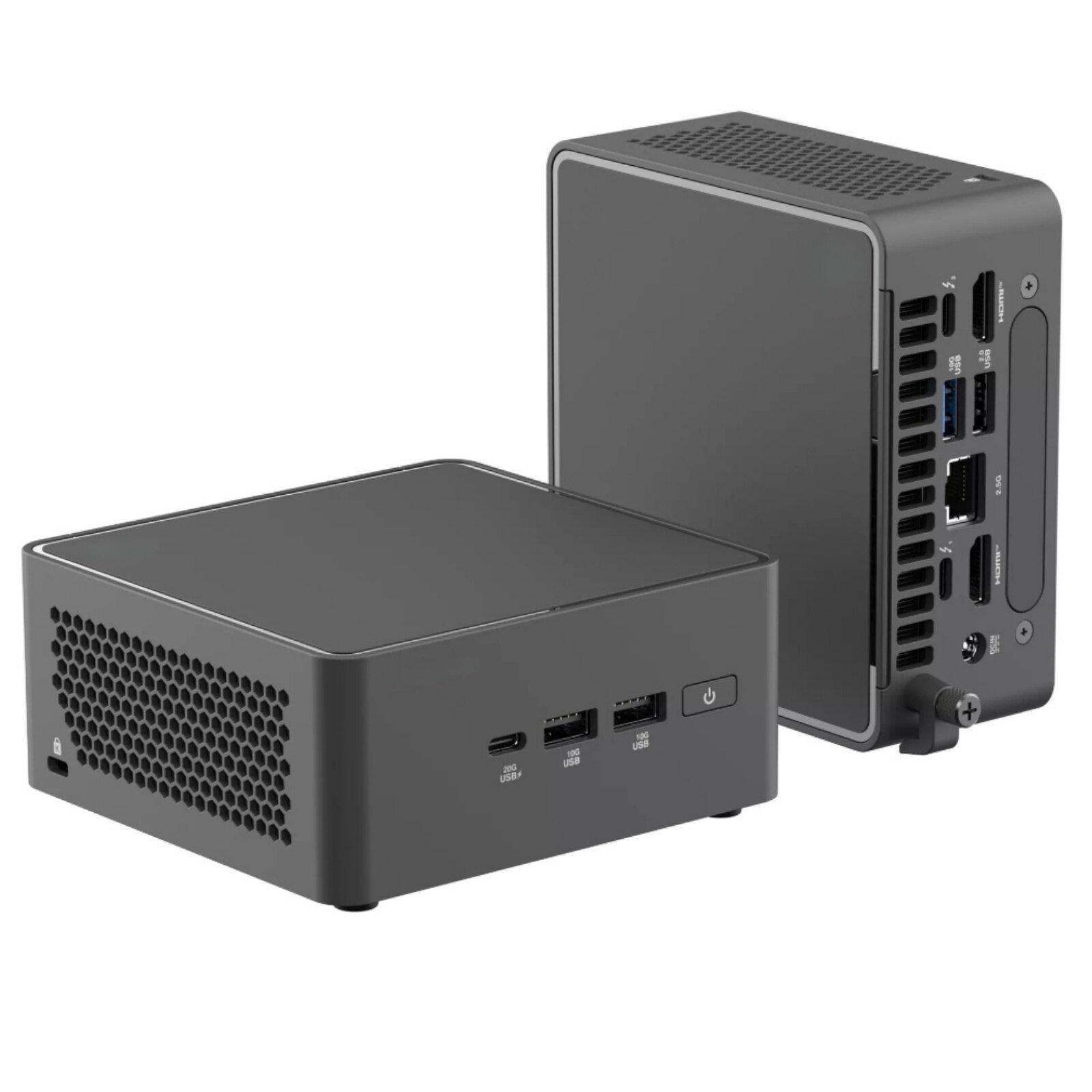 ASUS NUC 15 Pro Tall Barebones (Intel Core 5 210H, до 96 ГБ DDR5 RAM, Dual Storage Design) Wi-Fi 7, BT5.4, черный