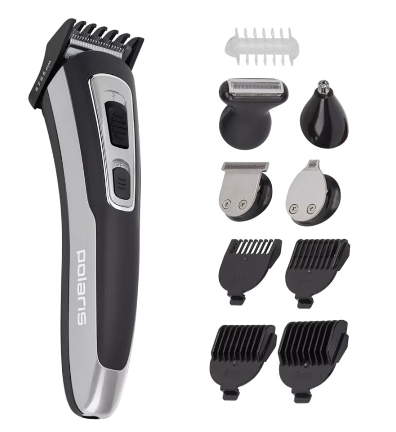 Машинка для стрижки Polaris PHC 3019RC Черный/серый