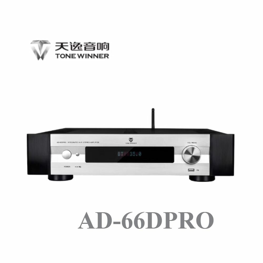 Tone Winner AD-66D PRO Супер Класс A Комбинированный HiFi декодирующий USB Bluetooth усилитель чистой мощности 100 Вт 8 Ом/170 Вт 4 Ом