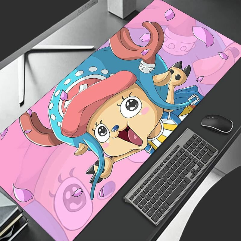 Аниме Цельный коврик для мыши для ноутбука One Piece Keyboard Офисные игровые аксессуары XL Настольный коврик