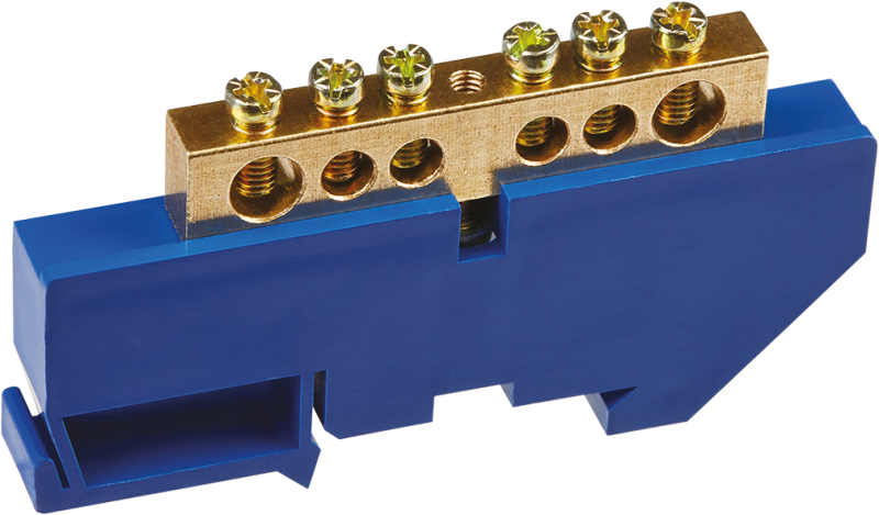 Шина нулевая 90 722 OBB-M812-6D-B на DIN-изоляторе онлайт 90722