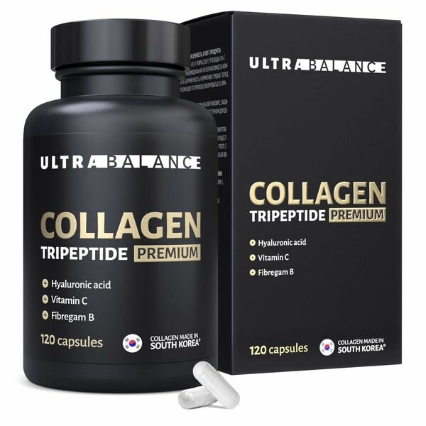 Коллаген Tripeptide Premium UltraBalance/УльтраБаланс капсулы 600мг 120шт