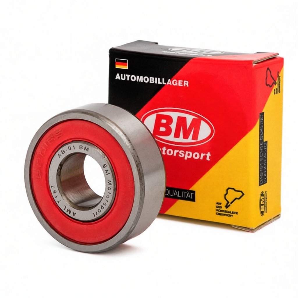 Подшипник генератора задний 12x32x10 AML 7167 ВАЗ 2108-21099 BM-Motorsport арт. AML7167