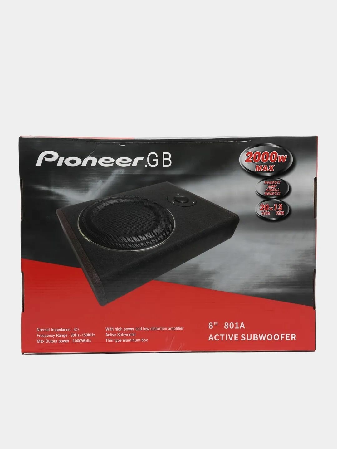Pioneer Сабвуфер автомобильный, 20 см (8 дюйм.)