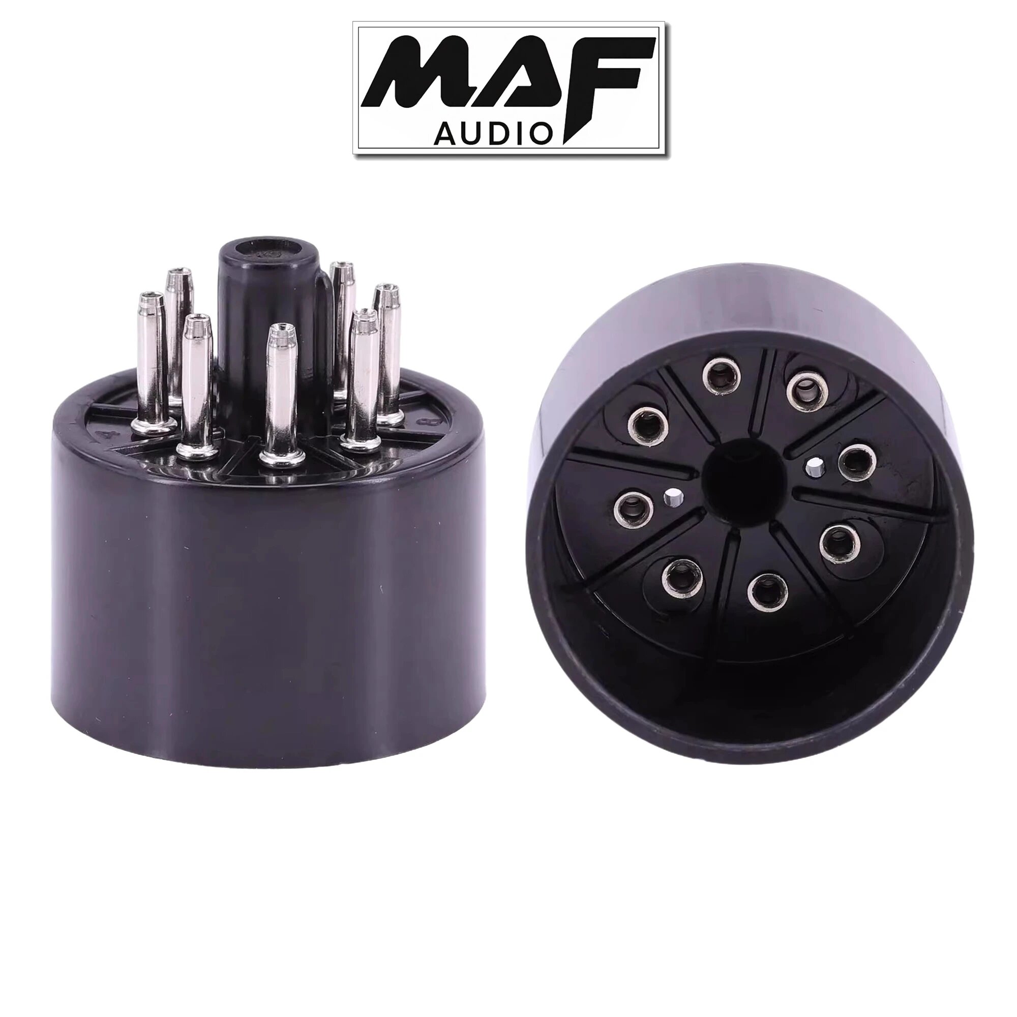 MAF Audio Разъем для ламп KT88 EL34 5881 5U4G, черный, S8AES