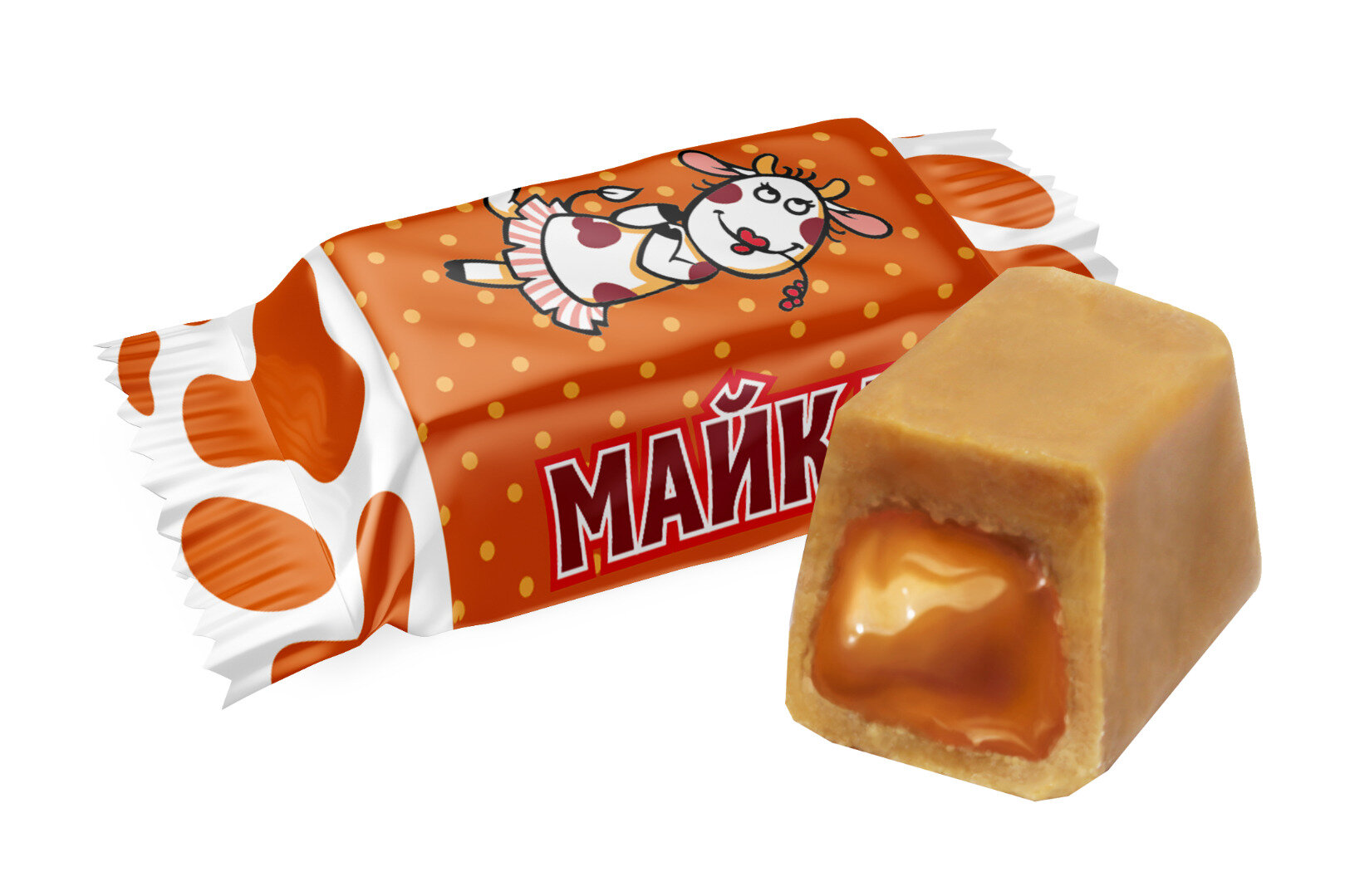 Молочная конфета Майка с топленым молоком, 1 кг, Свит Лайф