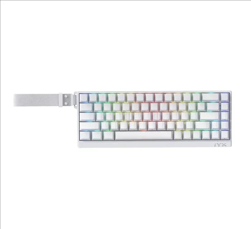 IYX MU68 Pro Беспроводная механическая клавиатура 68 клавиш, mu68ultra white