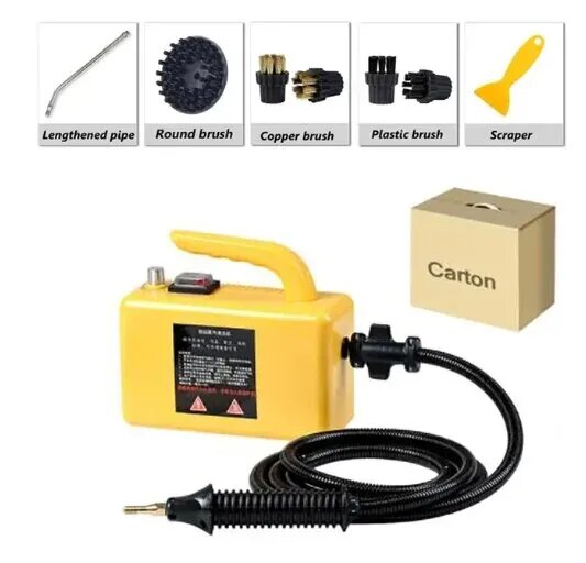 Пароочиститель SUSWEETLIFE 2600 Вт желтый/черный yellow