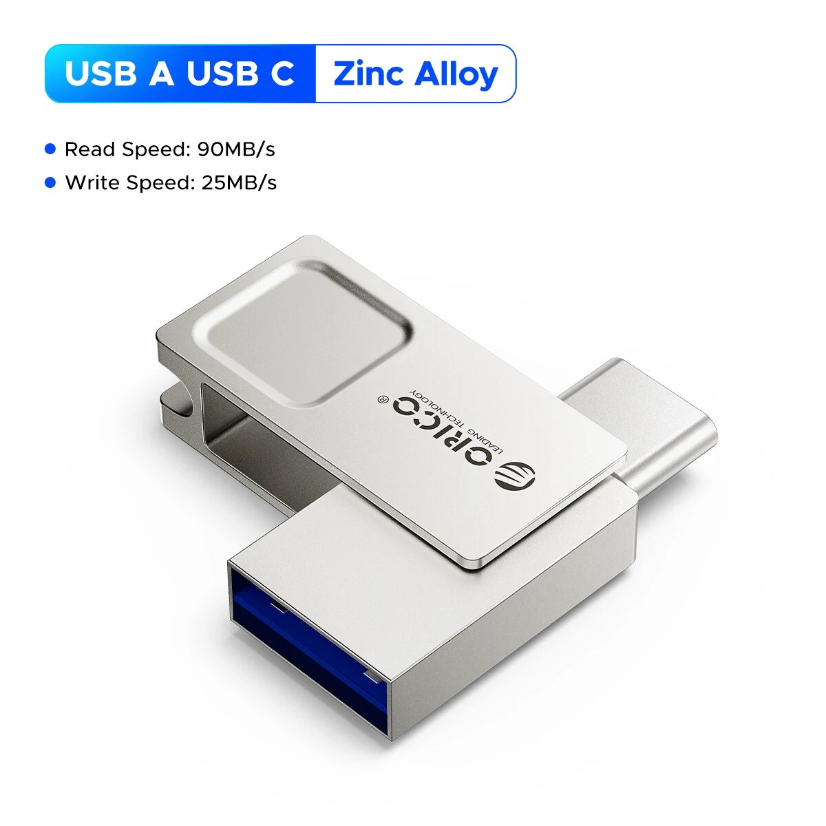 ORICO U301 USB 3.2 Металлический флеш-накопитель 256 ГБ / 128 ГБ / 32 ГБ 32GB