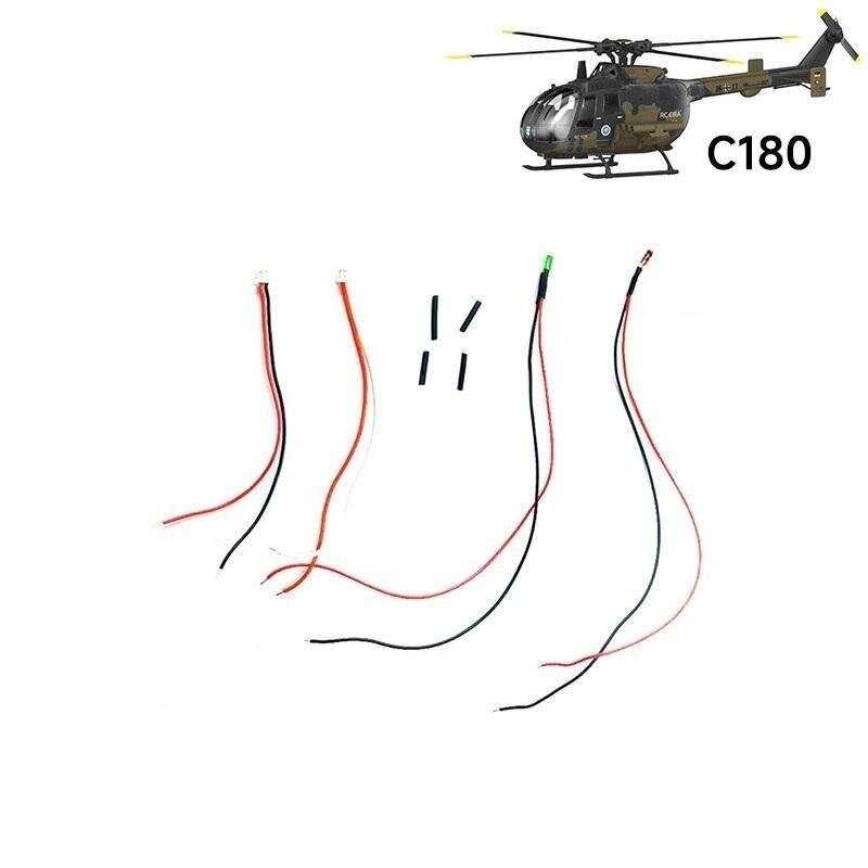 Комплект боковой подсветки для RC вертолёта C180 BO-105 запасная часть