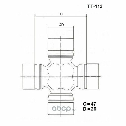 Крестовина карданного вала Toyo tt113
