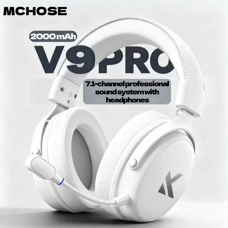 MCHOSE V9 Pro Беспроводные Игровые Наушники V9 Pro Silver