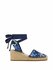 Эспадрильи Salvatore Ferragamo Carantion print espadrilles, размер 9, blue