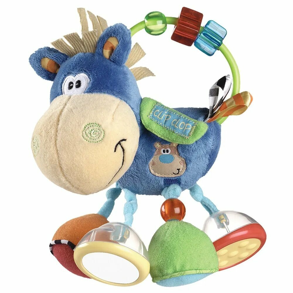 Погремушка Playgro Ослик мягкая 0101145