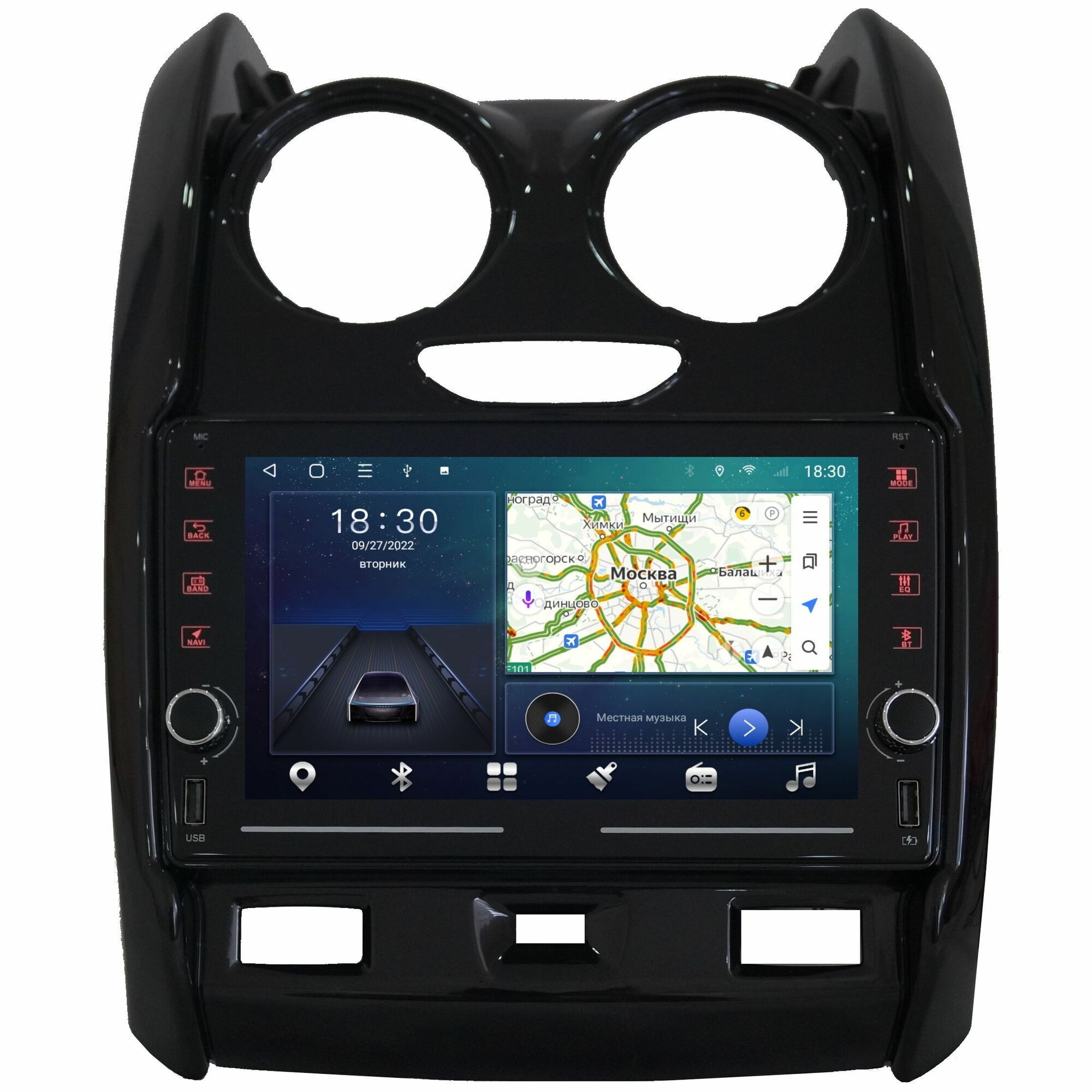 Магнитола R320 Lada Largus 2 2021-2025 с Android 13, 4/64Gb память, 8 ядерный процессор, Carplay, DSP, 4G модем (Sim)