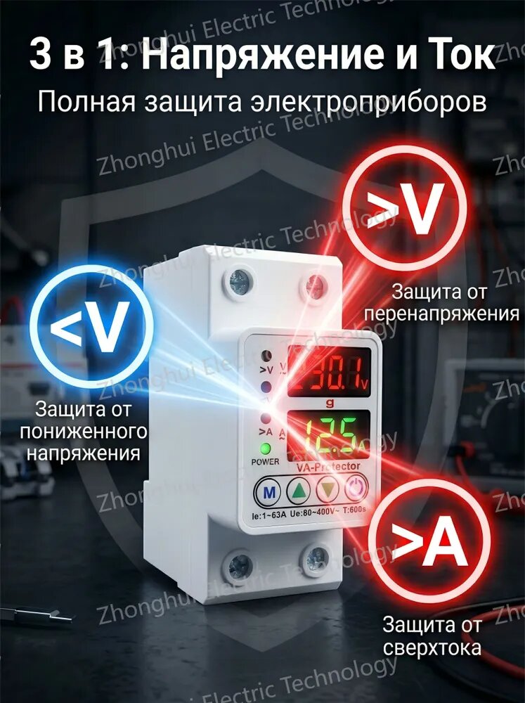Автоматический выключатель 40А 1