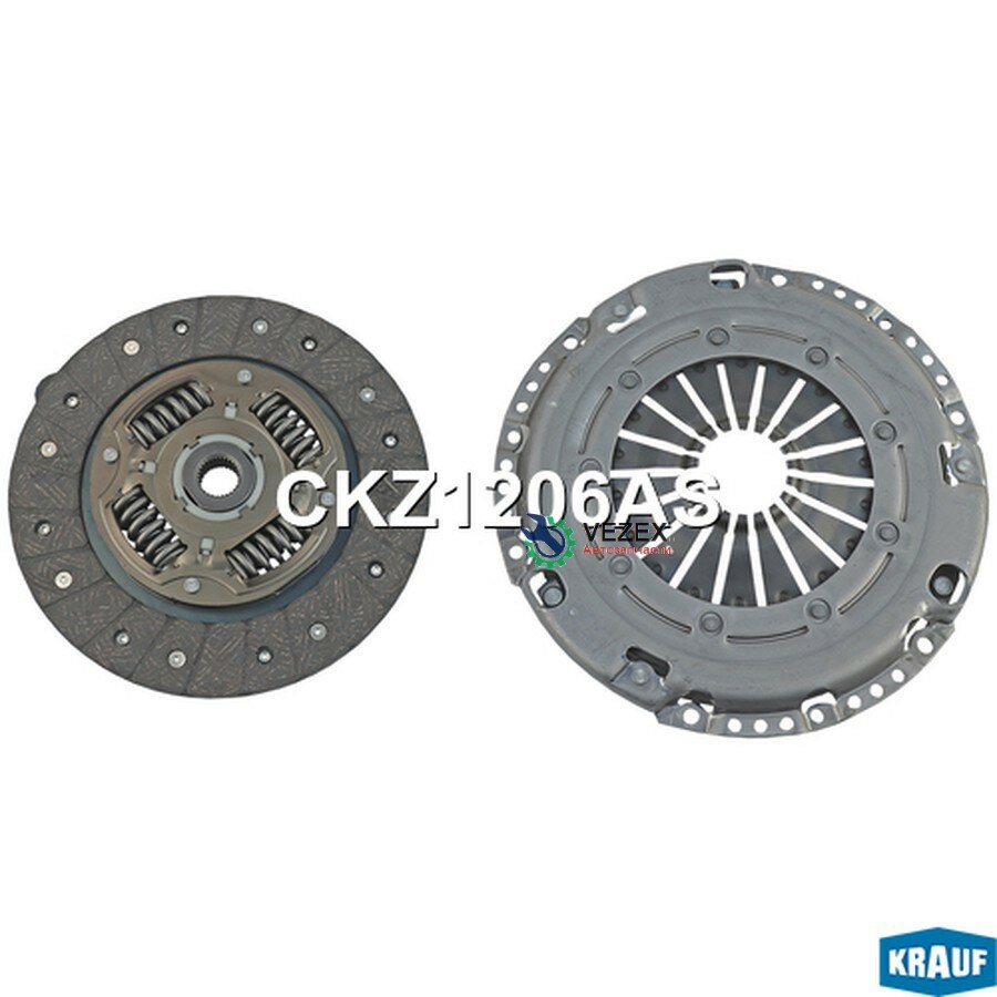 KRAUF CKZ1206AS к-кт сцепления! без выж. подш.\ Audi A3 03>